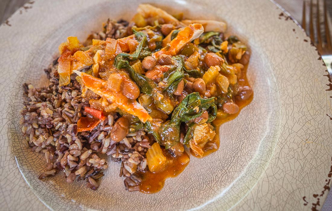 Creole Chicken with Red Beans and Spinach | DrFuhrman.com