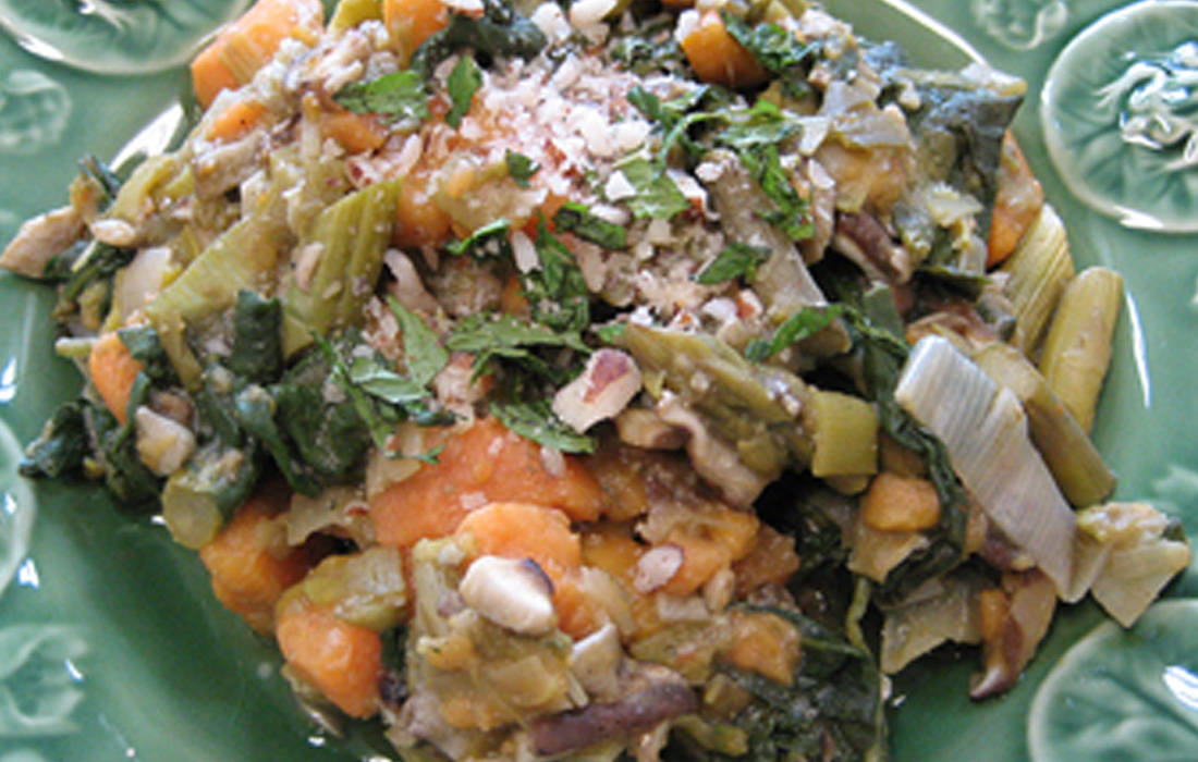 Sweet Potato and Asparagus Ragout | DrFuhrman.com