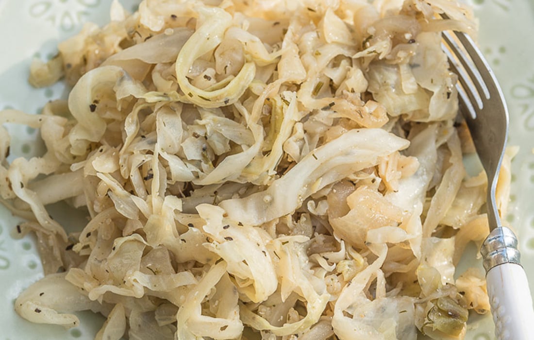 Seasoned Cabbage Saute | DrFuhrman.com