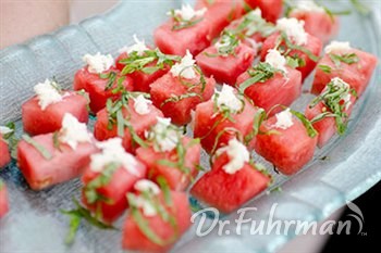 Watermelon Canapés | DrFuhrman.com