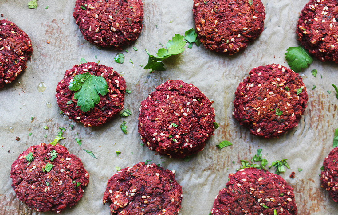 Easy Black Beet Burgers | DrFuhrman.com